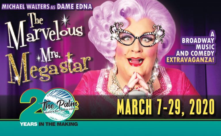 Michael Walters as Dame Edna in 'The Marvelous Mrs. Mega Star'