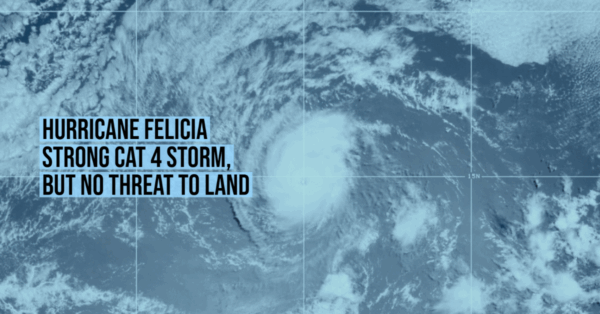 Hurricane Felicia strong Cat 4 storm, but no threat to land - Weather News