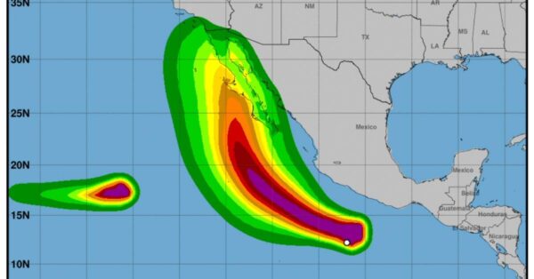 Tropical Storm Hilary Forms Off the Southern Coast of Mexico, Expected ...