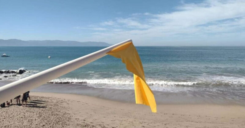 Puerto Vallarta beaches under Yellow Flag warning due to large swells