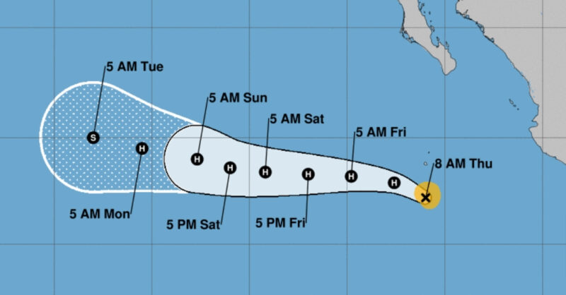 Tropical Storm Carlotta Continues to Intensify as it Moves Off the ...