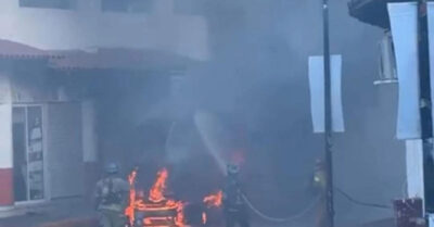 Public Transport Bus Catches Fire in Puerto Vallarta Near Cuale River ...