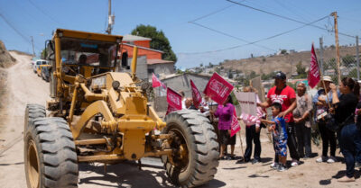 Rosarito Street Paving Begins in Ampliación Plan Libertador