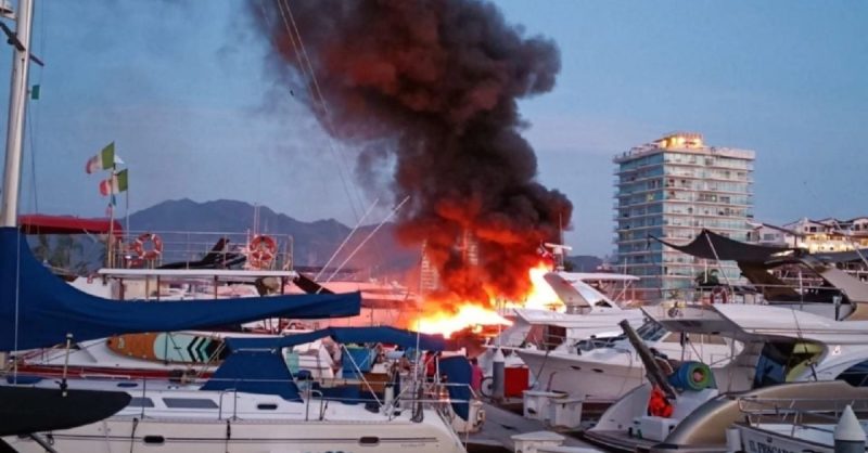 Marina Vallarta Boat Fire Reveals Hydrant Failure